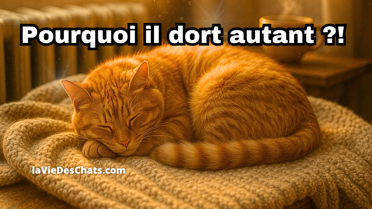 Pourquoi votre chat dort encore plus quand il fait froid ? - laVieDesChats